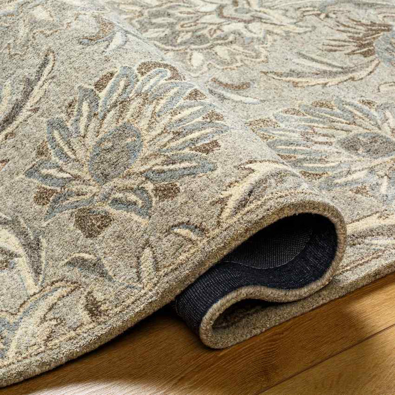 Lyon Traditional Pale Blue Area Rug - Serene & Elegant