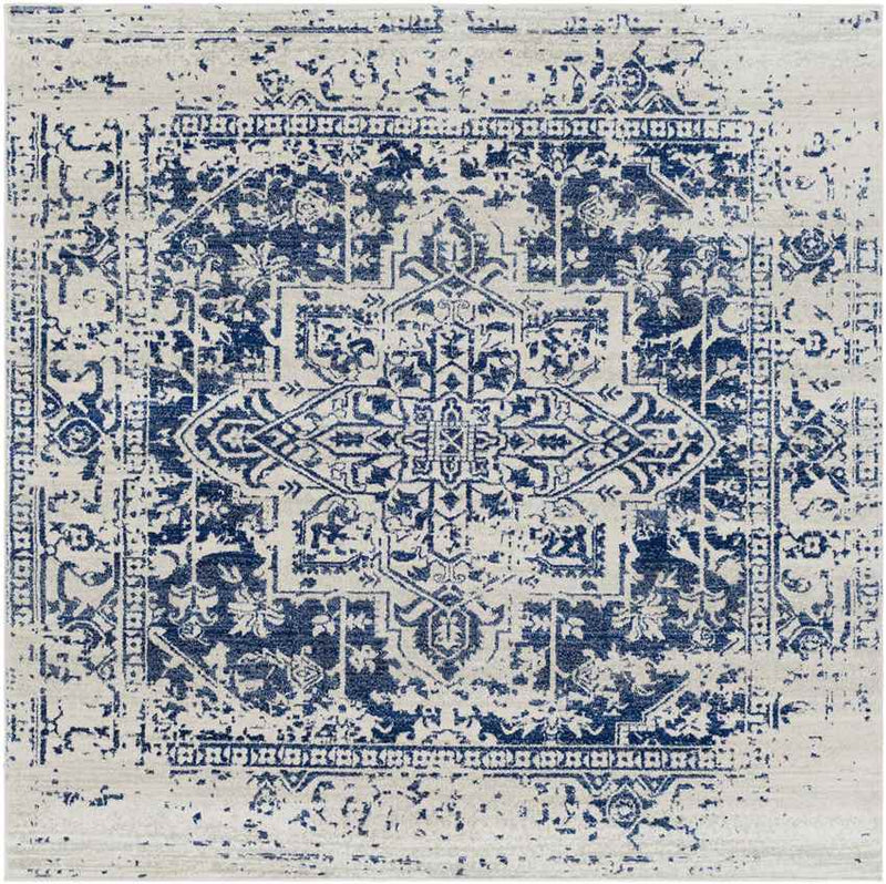 Amelia Traditional Navy Area Rug - High-End Styles