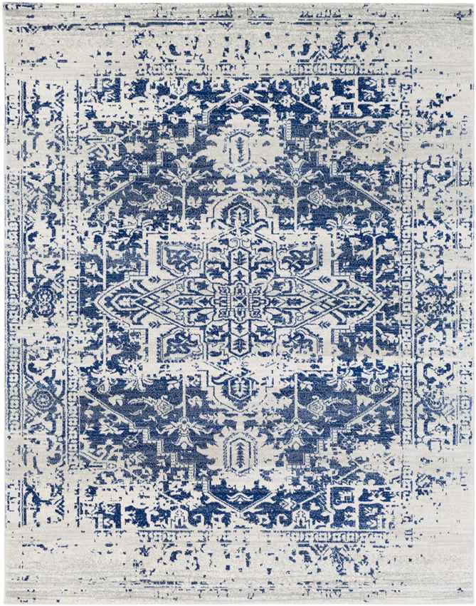 Amelia Traditional Navy Area Rug - High-End Styles
