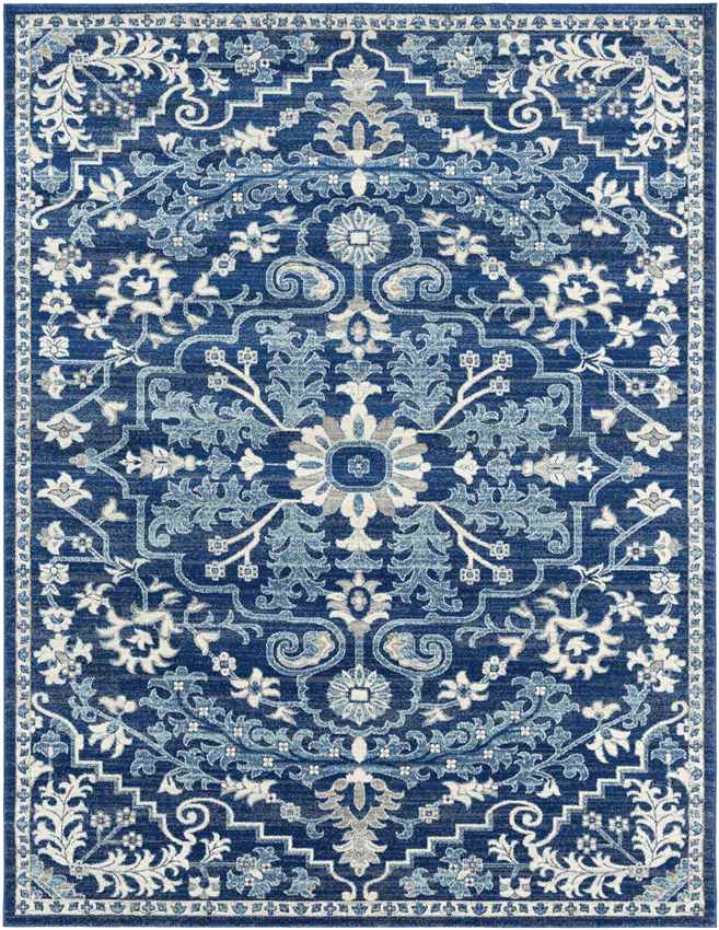 Olivia Traditional Dark Blue Area Rug - Stunning Rug Design